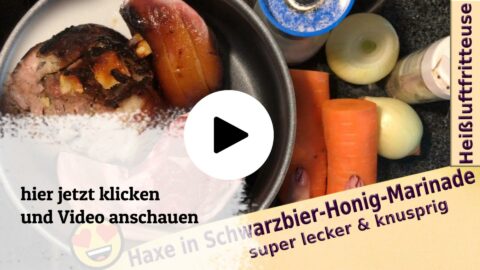 👌Haxe in Schwarzbier-Honig-Marinade aus der Heißluftfritteuse, super ...