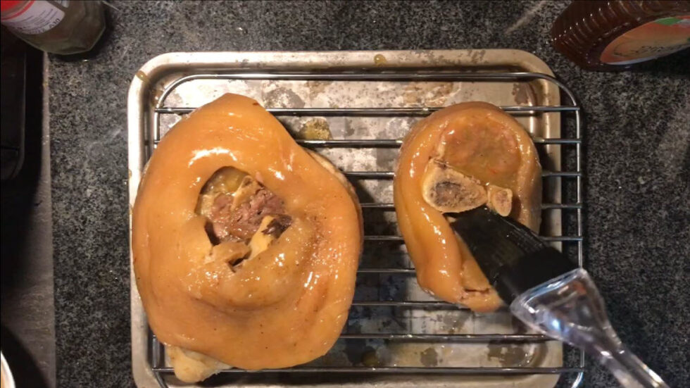 👌Haxe in Schwarzbier-Honig-Marinade aus der Heißluftfritteuse, super ...